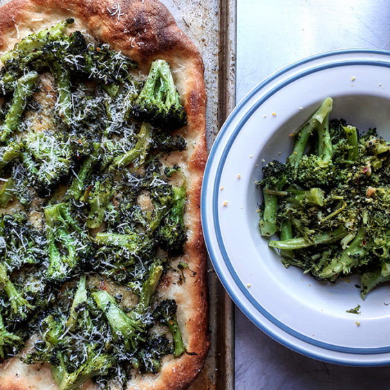 Roman-style Broccoli Pizza with Pasta Boy Peter « Vancouver Farmers Market